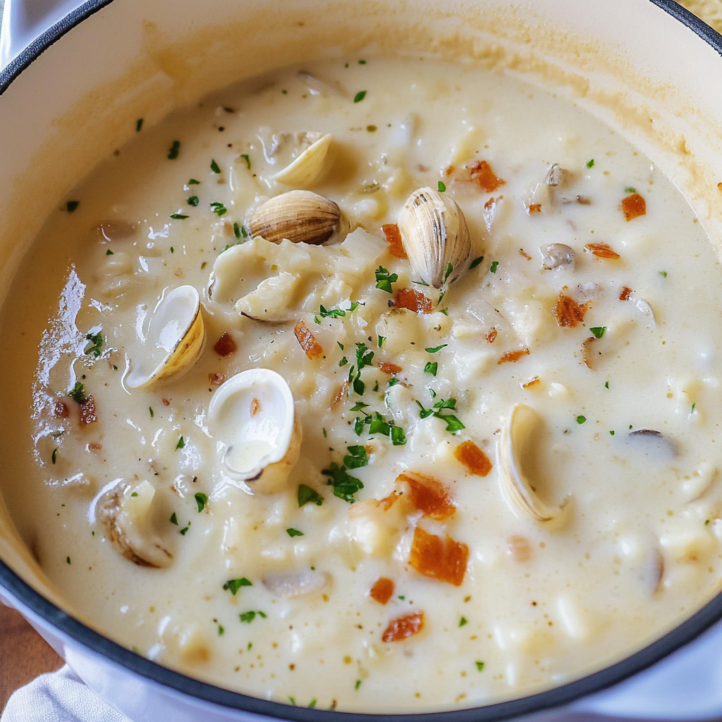 Clam Chowder – Creamy, Hearty & Packed with Flavor