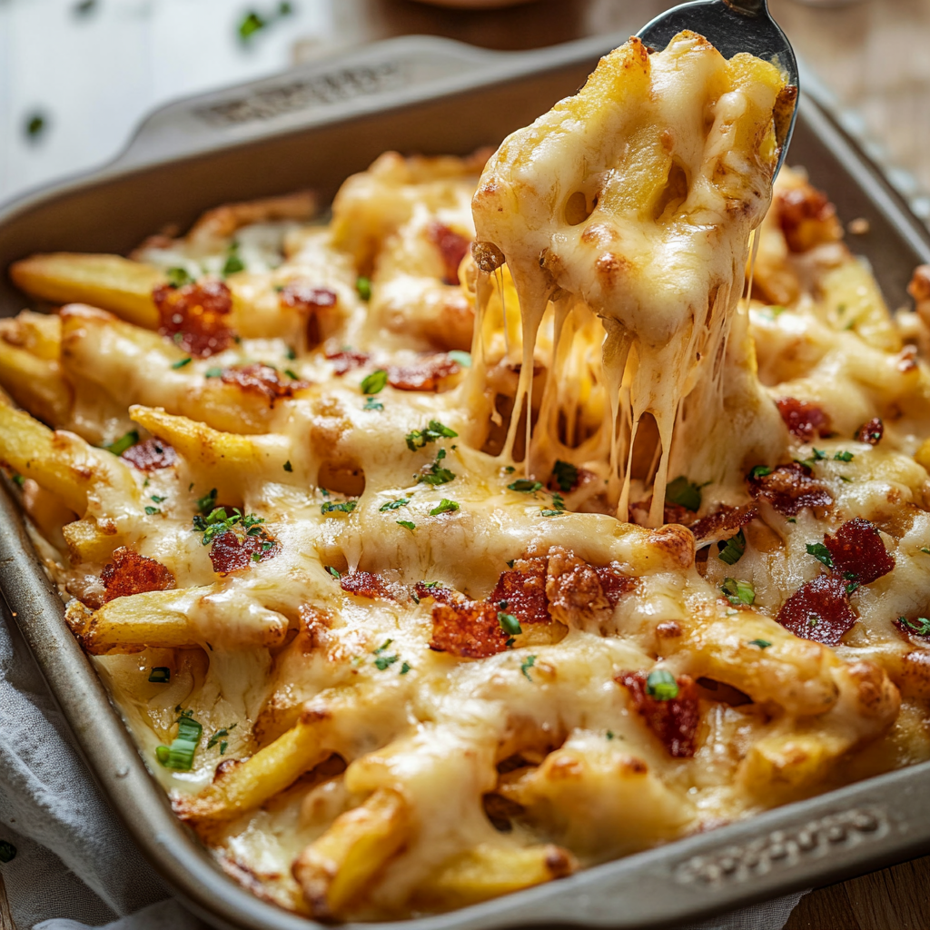 Loaded Cheesy Fries Recipe | Crispy, Cheesy & Flavorful