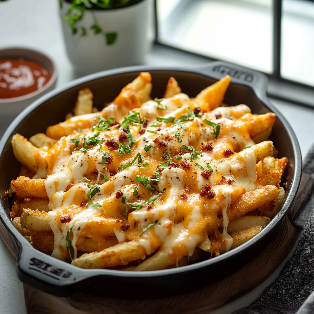 Loaded Cheesy Fries Recipe | Crispy, Cheesy & Flavorful