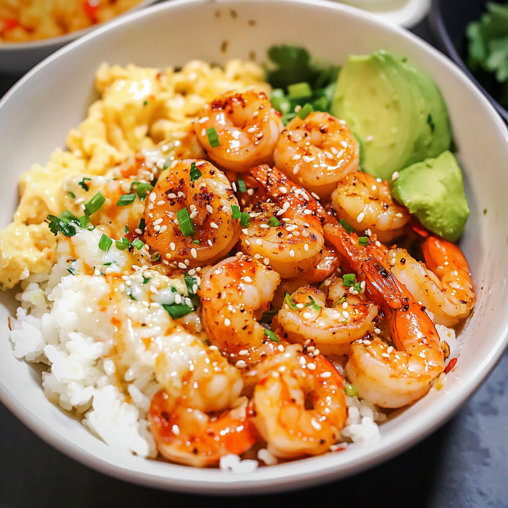 Shrimp Rice Bowls with Spicy Mayo – Fresh, Flavorful & Satisfying