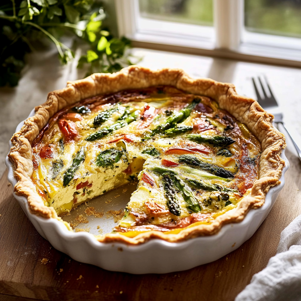 Spring Vegetable Quiche
