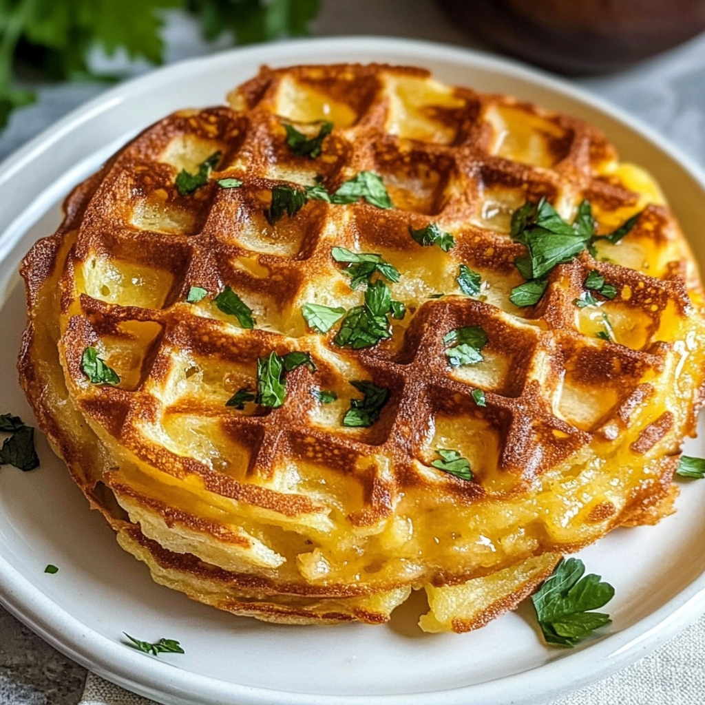 Savory Hashbrown Chaffles