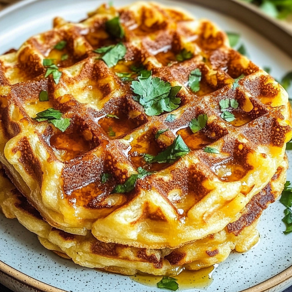 Savory Hashbrown Chaffles