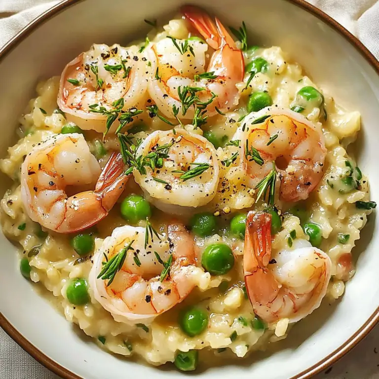 Shrimp Risotto with Peas